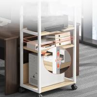 China Commercial Furniture 3 Tier Movable Printer Stand Multi-purpose Desk Organizer for sale
