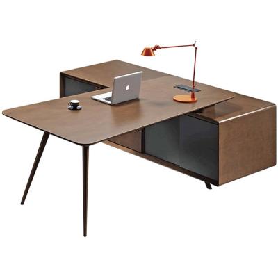 China Contemporary Design Office Furniture L-Shaped Workstation for Modern Manager for sale