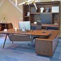 China Contemporary Design Office Furniture L-Shaped Workstation for Modern Manager for sale