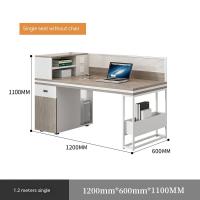 China Employee Desktop Computer Table Multi-functional Office Desk and Chair for 4-6 People for sale