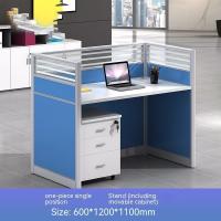 China Modular and Customizable Office Furniture 4-Person Screen Workstation with Desk Space for sale