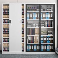 China Commercial Furniture Modern Boss Cabinet Office Wooden File Combination Bookcase for sale