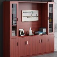 China Stylistic Wooden Office Bookcase File Data Cabinet for Commercial Storage and Display for sale