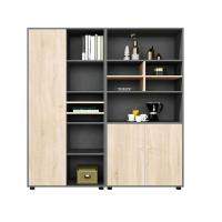 China Data Storage Wooden File Combination Bookcase for Simple Design Style Office for sale