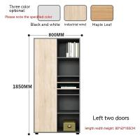 China Data Storage Wooden File Combination Bookcase for Simple Design Style Office for sale