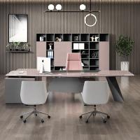China Upgrade Your Office Space L-shaped Executive Desk Mail Packing N for Female President for sale