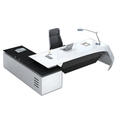 China Customizable Lacquer Large Desk Perfect for Managers and Supervisors in the Office for sale