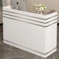 China Shopping Center Usage Scenarios Simple Modern Cashier Desk for Company Reception Desk for sale
