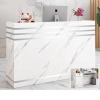 China Shopping Center Usage Scenarios Simple Modern Cashier Desk for Company Reception Desk for sale