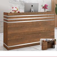 China Shopping Center Usage Scenarios Simple Modern Cashier Desk for Company Reception Desk for sale