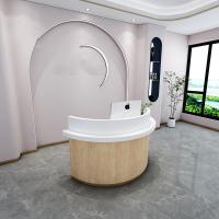 China Meterial E1 MDF/MFC Melamine Board Cashier Desk for Beauty Salon and Baking Paint for sale