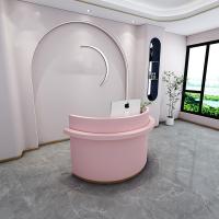China Meterial E1 MDF/MFC Melamine Board Cashier Desk for Beauty Salon and Baking Paint for sale