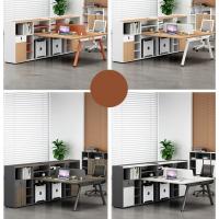 China Simple Modern Staff Seat Work Table Office 6 Four 4 People Office Desk Style Modernity for sale