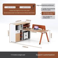 China Simple Modern Staff Seat Work Table Office 6 Four 4 People Office Desk Style Modernity for sale