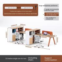 China Simple Modern Staff Seat Work Table Office 6 Four 4 People Office Desk Style Modernity for sale