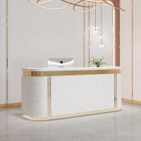 China Lightweight Beauty Salon Bar Reception Desk for Small Salons and Hotels Luxury Design for sale