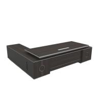 China PAINT BAKING PROCESSWOOD GRAINHINCLINED TABLE EDGE Executive Desk for President Manager for sale