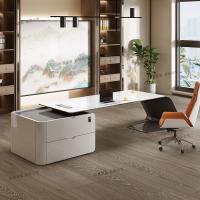 China ISO9001/ISO14001 Certified MDF Baking Varnish Work Table Manager Desk with Drawer for sale