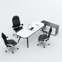 China Modern Single Person Office Desk and Chair Stylish Furniture for Manager's Workspace for sale