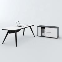 China Modern Single Person Office Desk and Chair Stylish Furniture for Manager's Workspace for sale