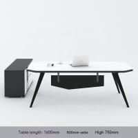 China Modern Single Person Office Desk and Chair Stylish Furniture for Manager's Workspace for sale