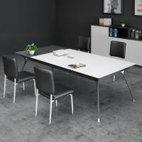 China Business Office Set with Small Steel Structure and PANEL Wood Style Manager Desk for sale