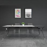 China Business Office Set with Small Steel Structure and PANEL Wood Style Manager Desk for sale