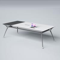 China Business Office Set with Small Steel Structure and PANEL Wood Style Manager Desk for sale