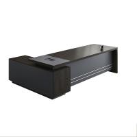 China Luxury Modern Wood Design Executive L-Shape President's Desk for Office Furniture for sale
