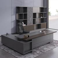 China Luxury Modern Wood Design Executive L-Shape President's Desk for Office Furniture for sale