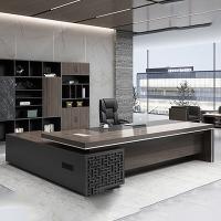 China Stylish Boss Desk Manager Office Desk and Chair Combination for Commercial Furniture for sale