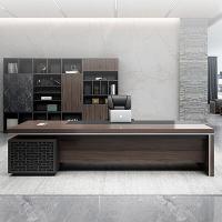 China Stylish Boss Desk Manager Office Desk and Chair Combination for Commercial Furniture for sale