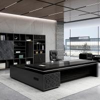 China Stylish Boss Desk Manager Office Desk and Chair Combination for Commercial Furniture for sale