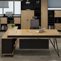 China Metal Pedestal Computer Desk Direct Office Furniture for Wide Separate Supervisor Desk for sale