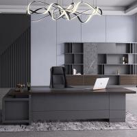 China School MDF Luxury Executive Office Desk Set for Commercial Furniture CEO Office Table for sale