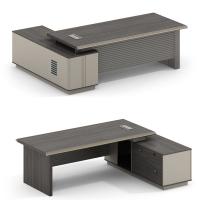 China PAINT BAKING PROCESSWOOD GRAINHINCLINED TABLE EDGE Executive Desk for Modern Office for sale