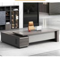 China PAINT BAKING PROCESSWOOD GRAINHINCLINED TABLE EDGE Executive Desk for Modern Office for sale