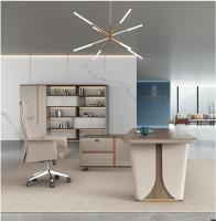 China Latest Modern Design Height Adjustable L Shaped Office Desk for Gaming and Office Work for sale