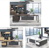 China One Container L-Shaped Home  Executive Office Computer Desk OEM for sale