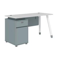China Modern Lshaped Executive Desk Wooden Office Table For CEO Manager in Customized Colors for sale