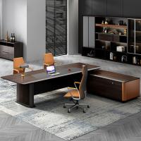 China Modern Office Furniture 50mm Table Top Thickness Executive Wooden Desk with Drawers for sale