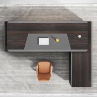 China Modern Office Furniture 50mm Table Top Thickness Executive Wooden Desk with Drawers for sale
