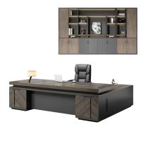 China Luxury Commercial Office Furniture Executive Desk Boss Table for Office Efficiency for sale