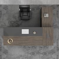 China Luxury Commercial Office Furniture Executive Desk Boss Table for Office Efficiency for sale