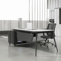 China Modern CEO's Essential L Shape Wooden Executive Office Desk for Boss's Workspace for sale