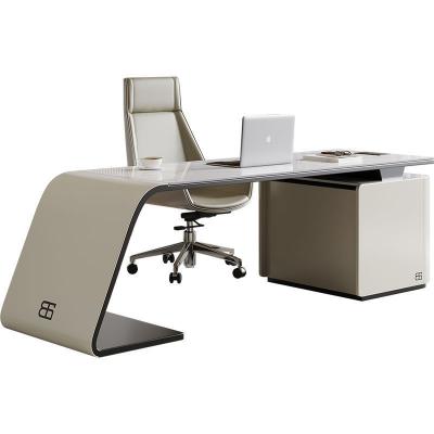 China Modern Luxury Boss Executive Manager Desk for Business Type One Person Workstations for sale