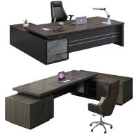 China Executive Large Office Table with MDF Wooden Material and Contemporary Design Style for sale