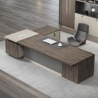 China Business Type Design Modern Wooden Office Table for CEO Boss Manager Office Necessity for sale