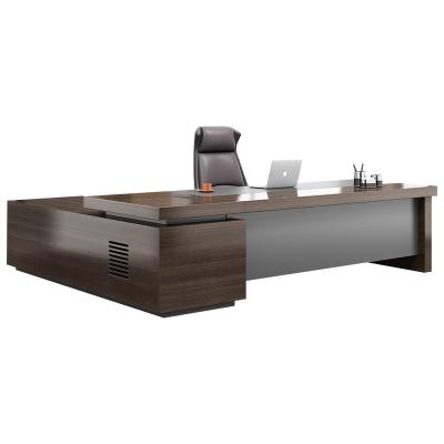 China Luxury Boss Executive Wooden Modern Furniture Desk Office Table for sale
