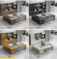 China Luxury Boss Executive Wooden Modern Furniture Desk Office Table for sale